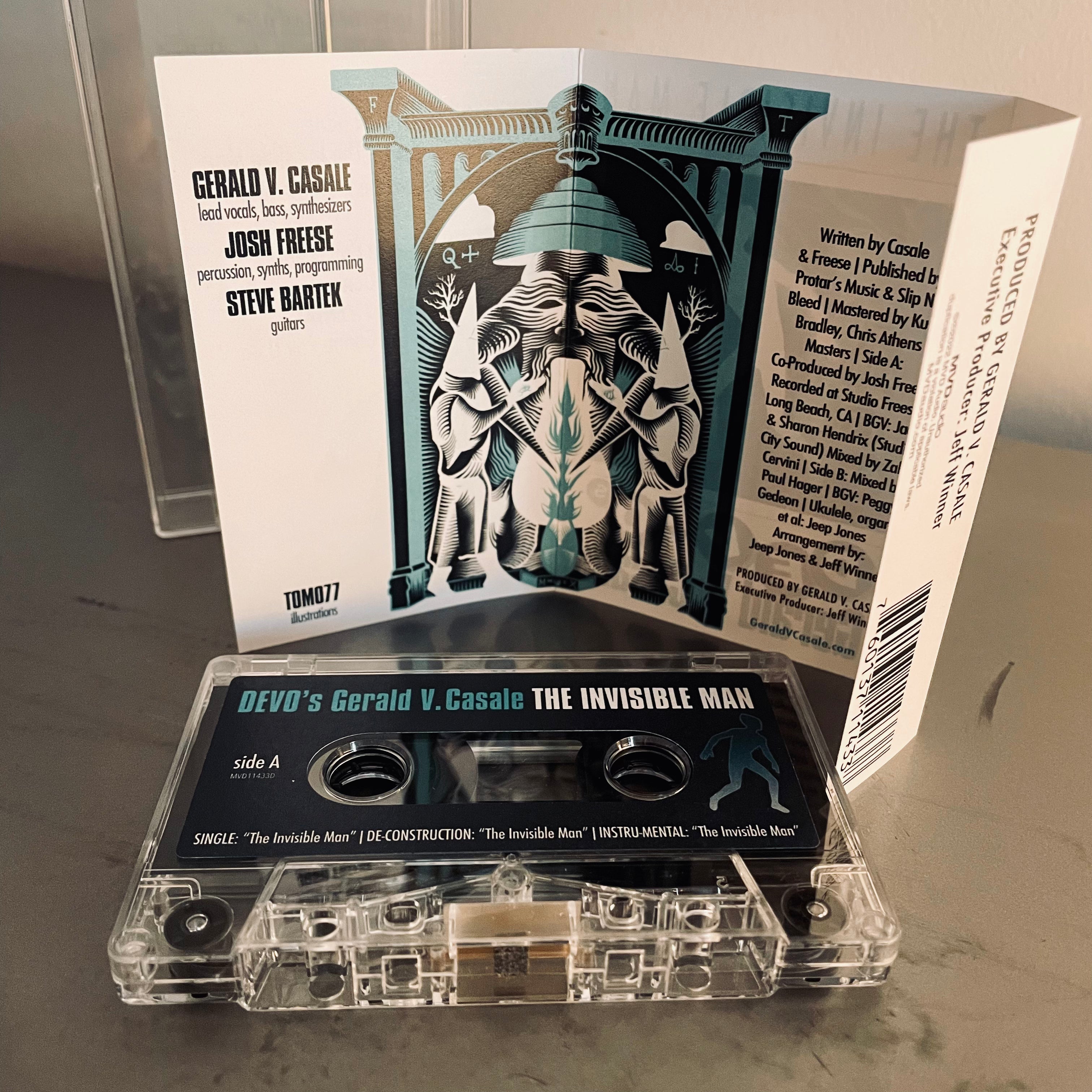 CASSETTE: 6-Track EP | "The Invisible Man" | LIMITED EDITION + Free bo – DEVO's Gerald V. Casale ...