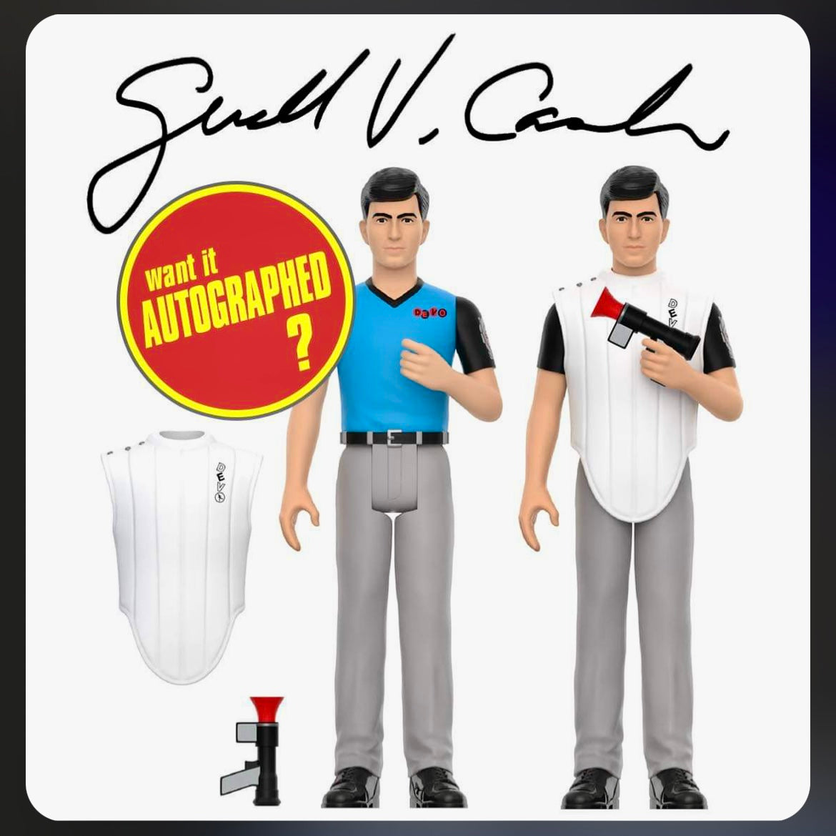 Autographed Action Figure – DEVO's Gerald V. Casale Official Site + Store
