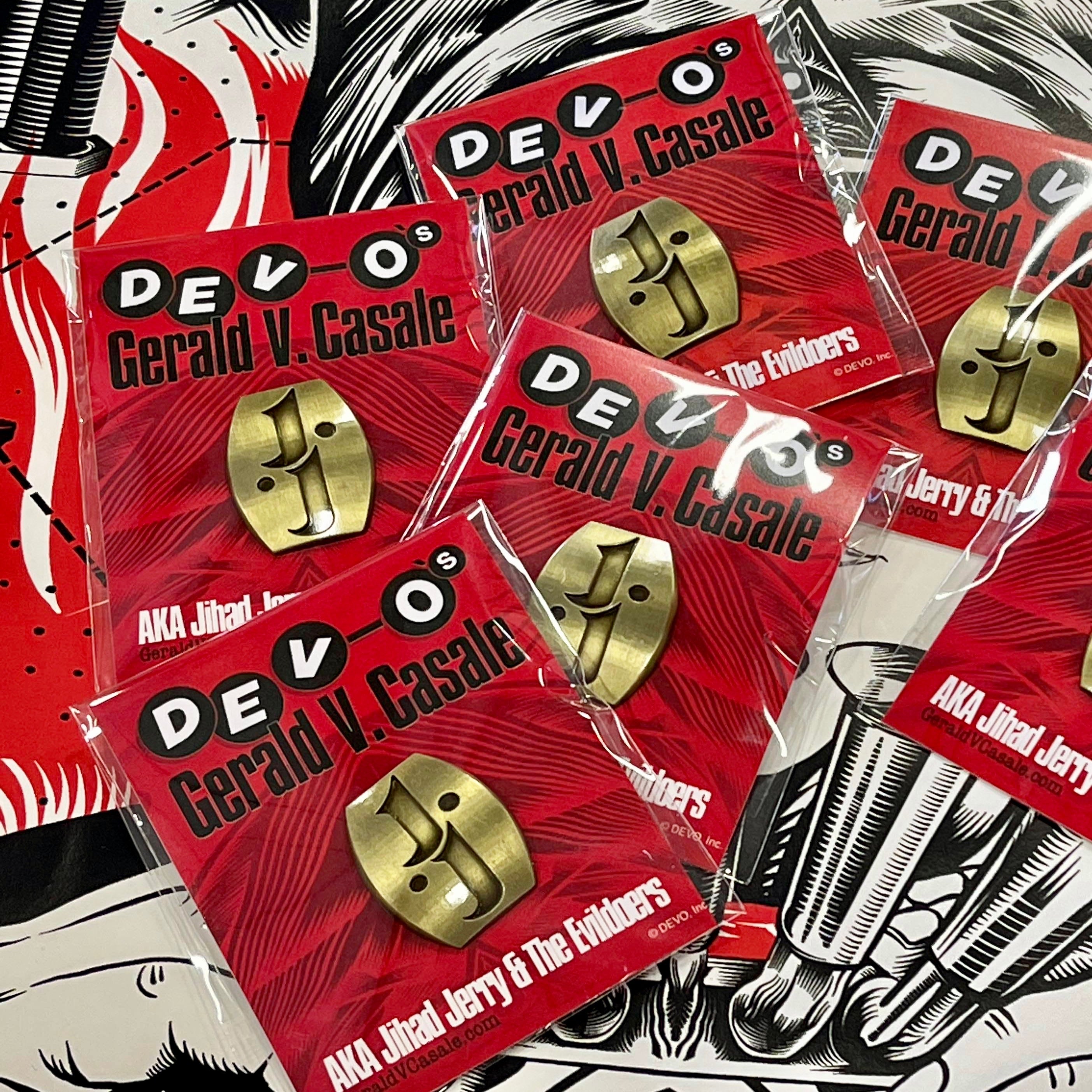 Limited Edition 3D `HEAVY METAL` BRONZE PIN – DEVO's Gerald V. Casale ...